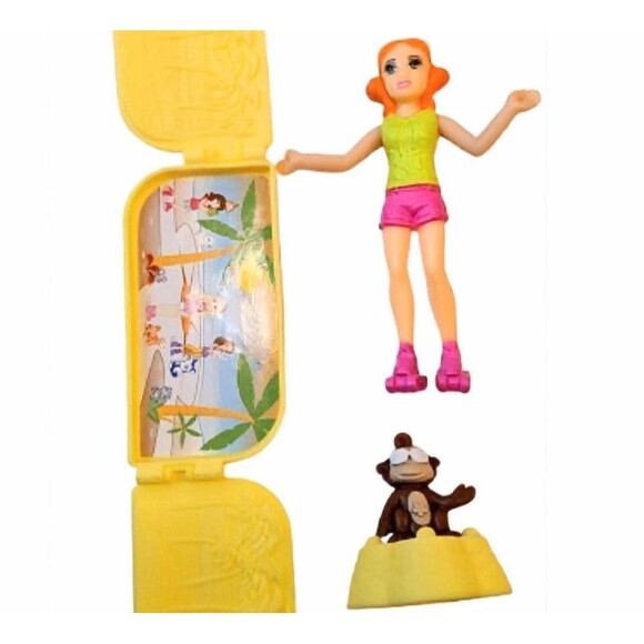 Mattel | Toys | Lea Boardwalk Polly Pocket Polly World Figure Mcdonalds ...
